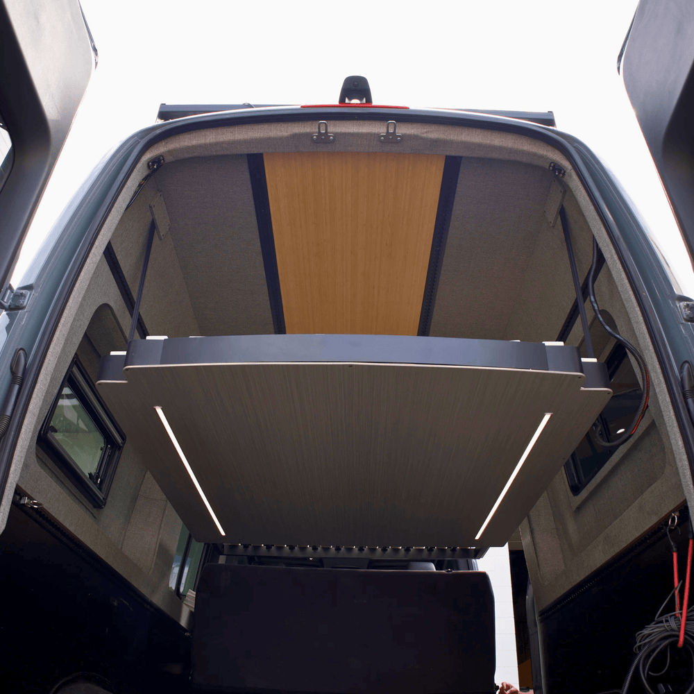 Expandable Bed for Camper Vans — Electric Lift & Slide System – Lonavity